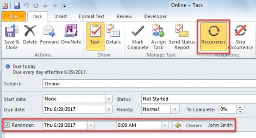 How to Auto Set Outlook Online or Offline Based on Your Working Hours