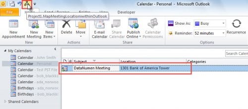How to Map Meeting Location Directly within Outlook