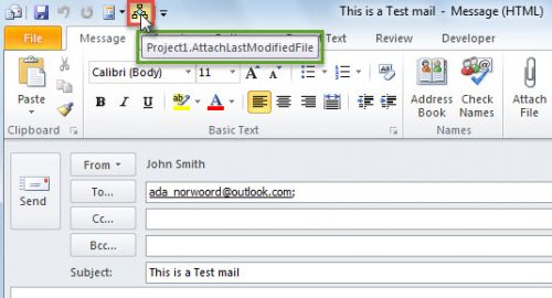 How to Quickly Attach the Last Modified File in a Windows Folder to Your Outlook Email