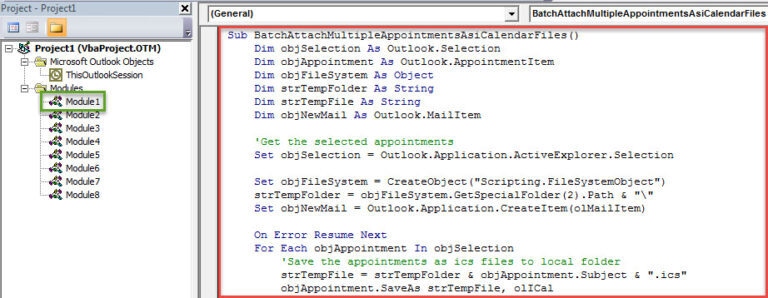How to Batch Attach Multiple Appointments as iCalendar (.ics) Files to Your Outlook Email