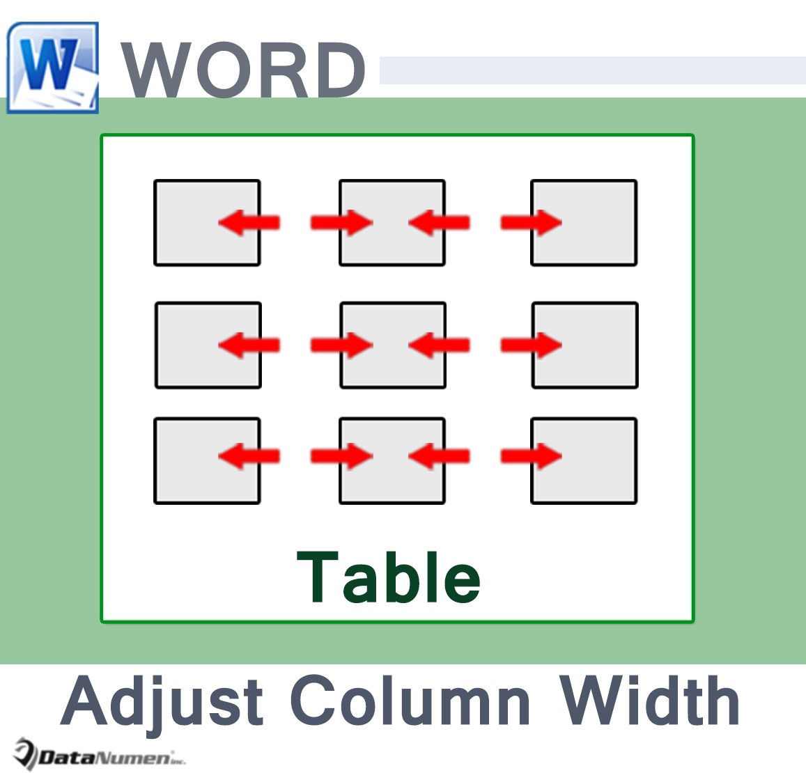 5 Useful Tips to Adjust Column Width in Your Word Table 5 Useful Tips to Adjust Column Width in Your Word Table