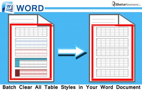 3 Useful Methods to Batch Clear All Table Styles in Your Word Document