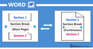 2 Quick Ways to Change the Type of Section Breaks in Your Word Document