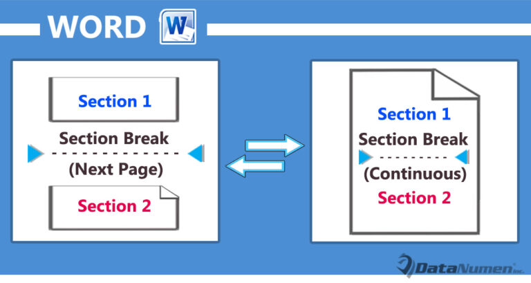 2 Quick Ways to Change the Type of Section Breaks in Your Word Document