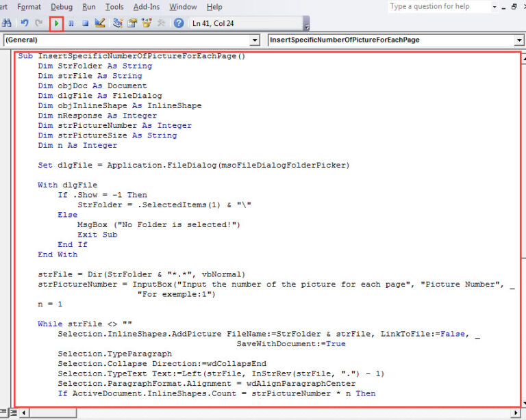 How To Batch Insert Multiple Pictures To Your Word Document