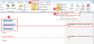 3 Ways to Accept Specific Tracked Changes Only in Your Word Document
