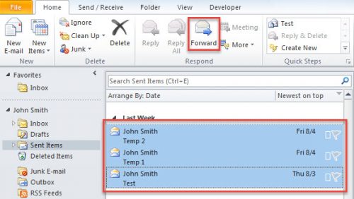 2 Methods to Batch Resend Multiple Emails in Your Outlook