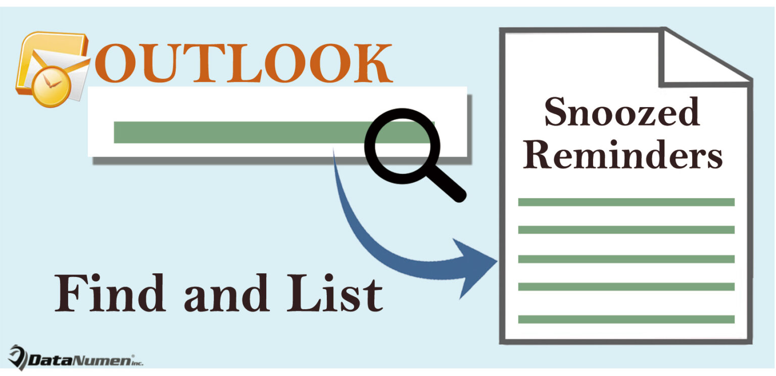 How to Quickly Get a List of the Snoozed Reminders in Your Outlook