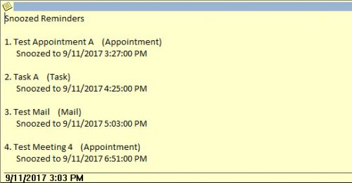 How to Quickly Get a List of the Snoozed Reminders in Your Outlook