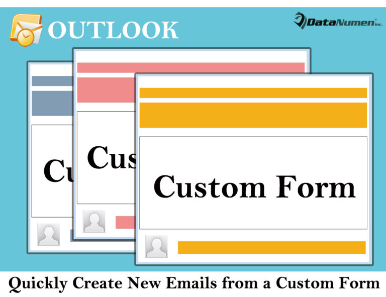 How to Quickly Create New Emails from a Custom Form in Your Outlook