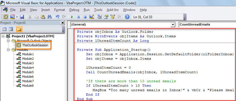 How to Get Warned If There Are Too Many Unread Emails in Your Outlook Inbox