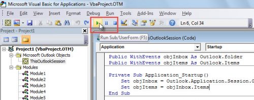 How To Run Vba Code In Your Outlook 