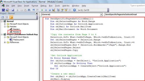 How to Quickly Send the Specific Pages of a Word Document as an Outlook ...