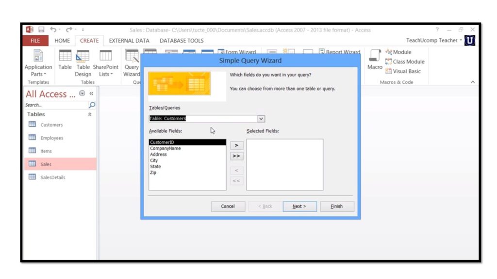 How to Create Queries Referring Multiple Tables in MS Access How to Create Queries Referring Multiple Tables in MS Access