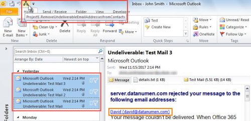How to Quickly Remove the Invalid Recipient Addresses of Undeliverable ...