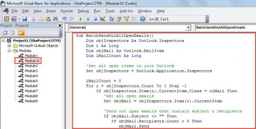 How to Batch Send All Open and Composed Emails in Your Outlook How to Batch Send All Open and Composed Emails in Your Outlook