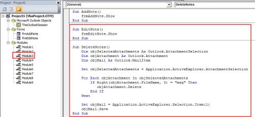 How to Effectively Add Notes to Outlook Emails via VBA & UserForm
