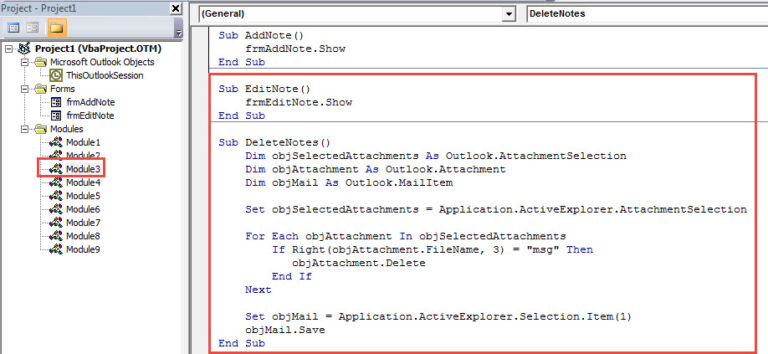 How To Effectively Add Notes To Outlook Emails Via Vba And Userform 7952