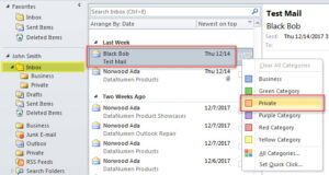 How to Auto Move Emails with Different Color Categories to Different ...