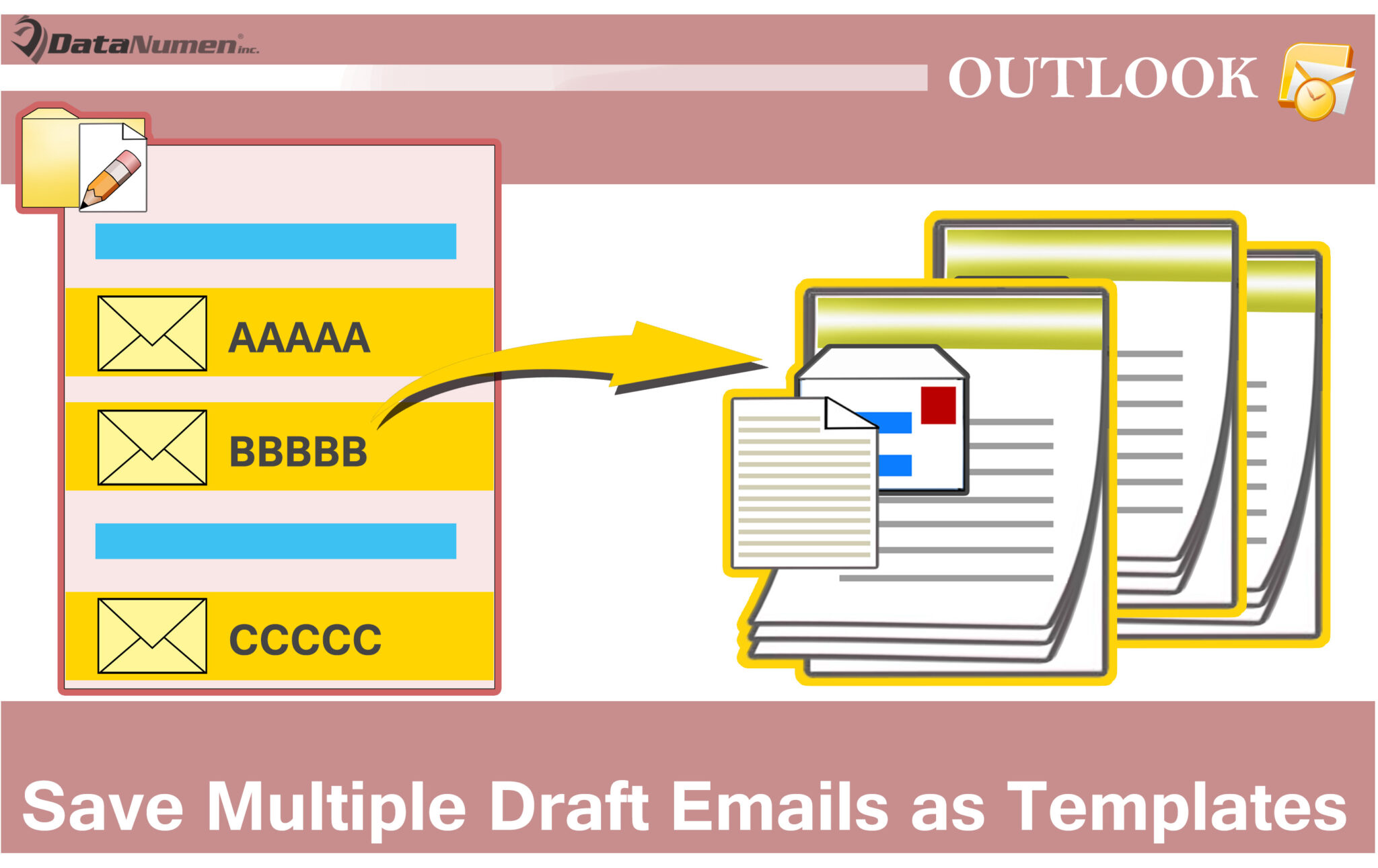 Batch Meerdere concept-e-mails opslaan als Outlook-sjablonen