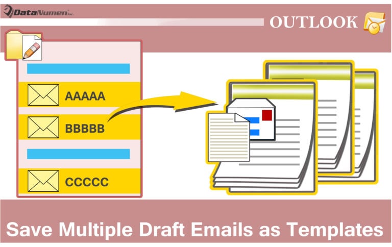 How to Batch Save Multiple Draft Emails as Outlook Templates