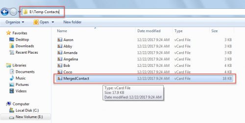 How to Quickly Export Multiple Contacts to One VCard File with Outlook VBA