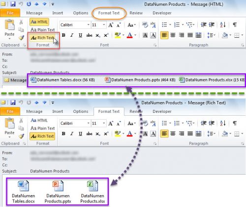 2 Quick Methods to Print the Attachment Lists of Multiple Outlook Emails