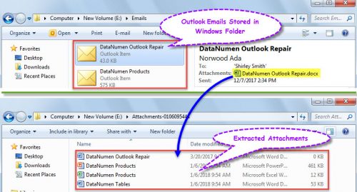 How to Quickly Extract Attachments from All Outlook Message Files in a Windows Folder