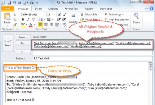 How to Reply an Email to All Its Original Senders & Recipients ...