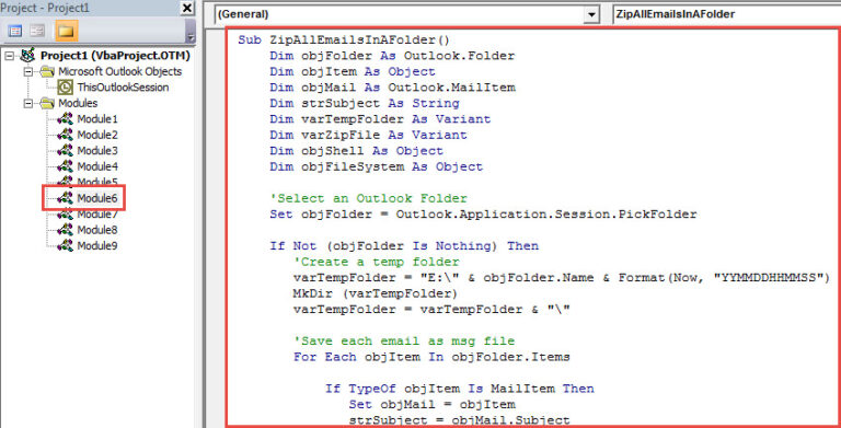 How to Quickly Compress All Emails in an Outlook Folder into a Zip File