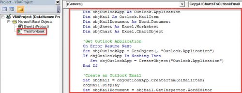 How To Batch Copy All Charts From An Excel Workbook To An Outlook Email 3144