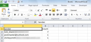 2 Methods to Quickly Count Emails by Sender in Your Outlook