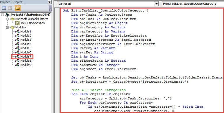 2 Ways to Print the Lists of Outlook Tasks with Different Categories in ...