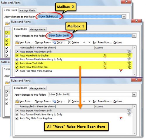 2 Effective Methods to Batch Delete All Outlook Rules Performing a Specific Action