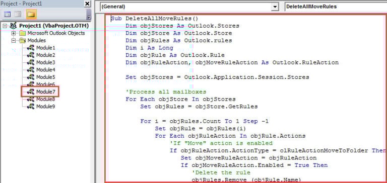 2 Effective Methods to Batch Delete All Outlook Rules Performing a ...