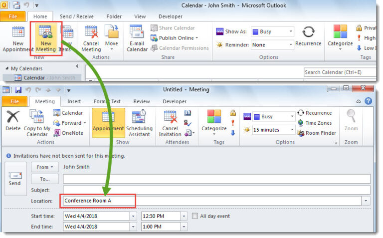 How to Auto Set the Default Location for Outlook Meetings You Organize