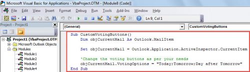 3 Methods to Save & Reuse a Set of Custom Voting Buttons in Outlook Emails