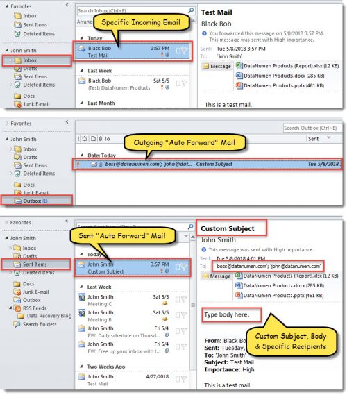 How to Auto Forward Specific Incoming Emails with Custom Subject & Body ...