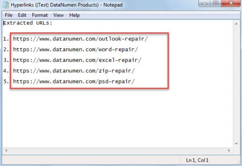 How to Quickly Extract All URLs from an Outlook Email to a Text File
