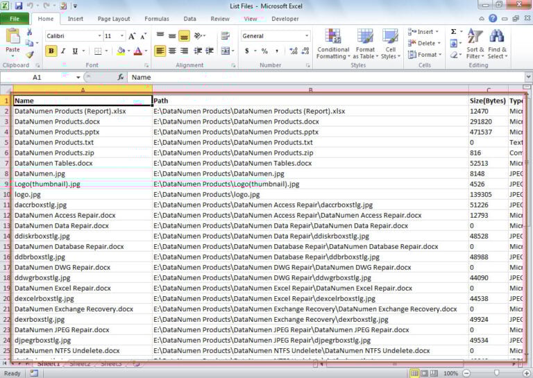 3 Quick Methods to Recursively List All Files in a Windows Folder in ...