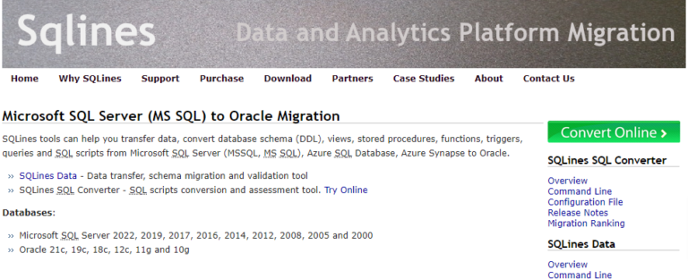 8 Best MSSQL to Oracle Converter Tools (2024)