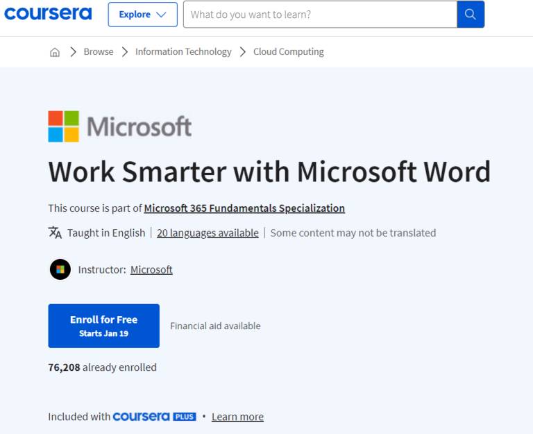 10 Best Free MS Word Courses (2024)