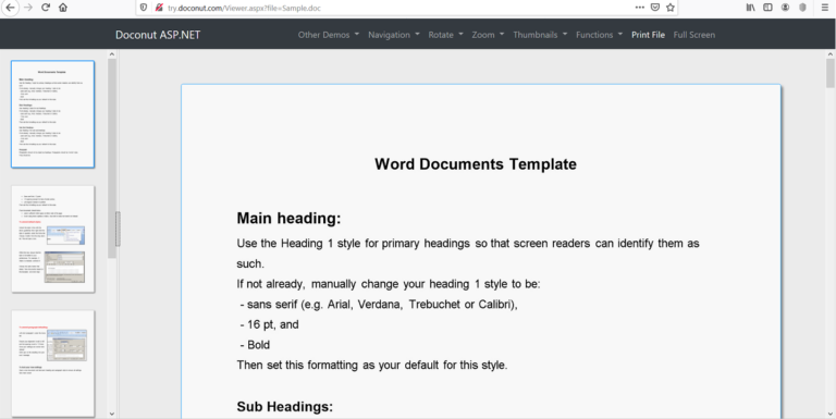 10 个最佳在线 DOC 查看器工具 (2024) [免费下 载]