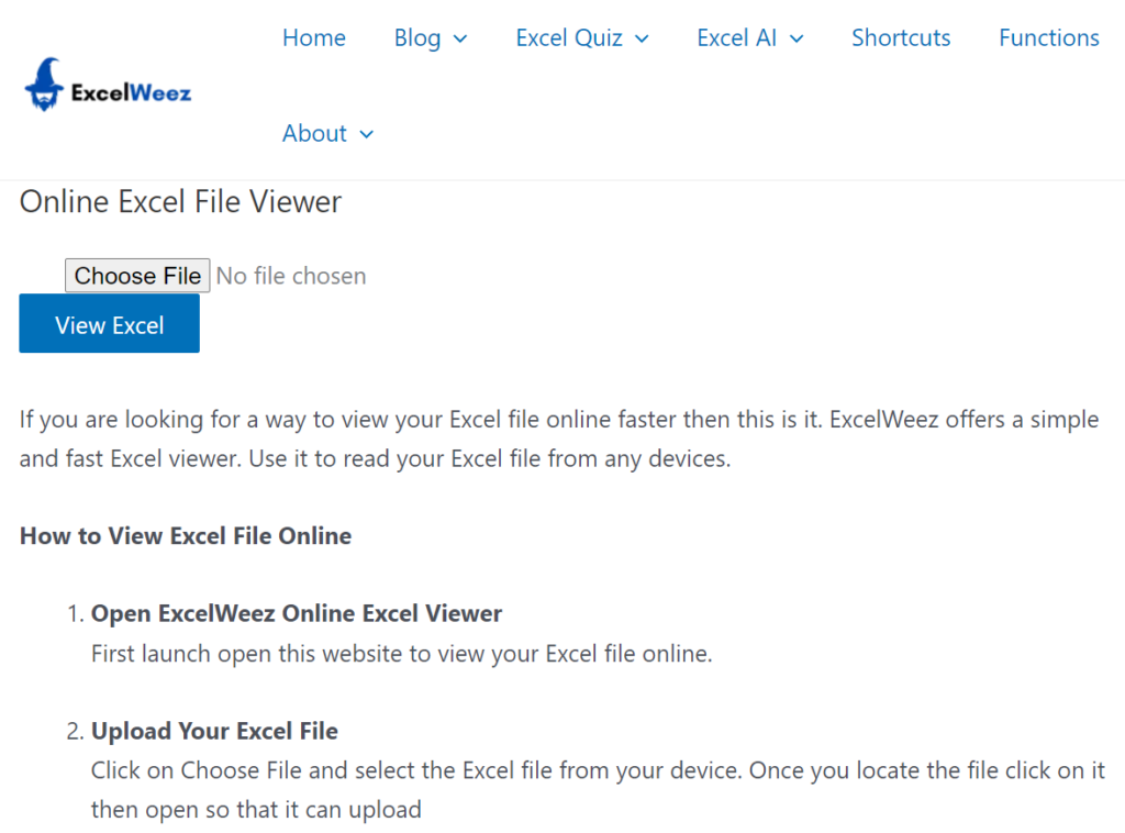 11 Best Online Excel Viewer Tools (2024) [FREE DOWNLOAD]