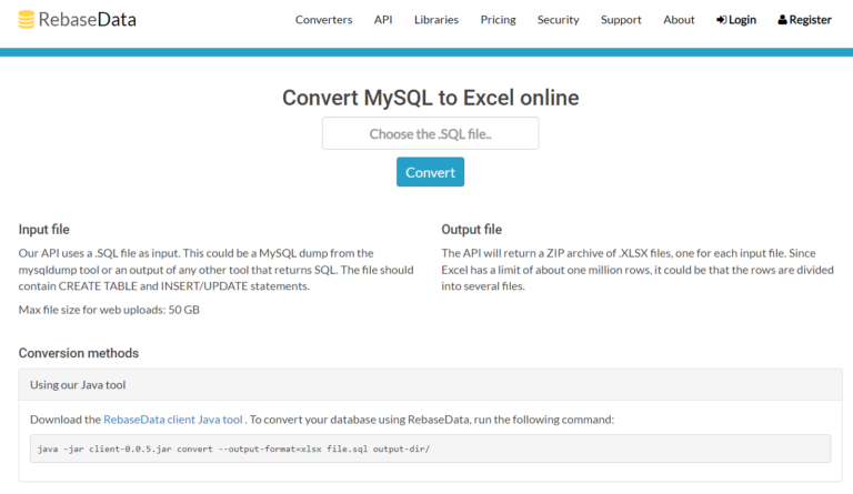 7 Best Convert MySQL to XLS Tools (2024) [FREE DOWNLOAD]