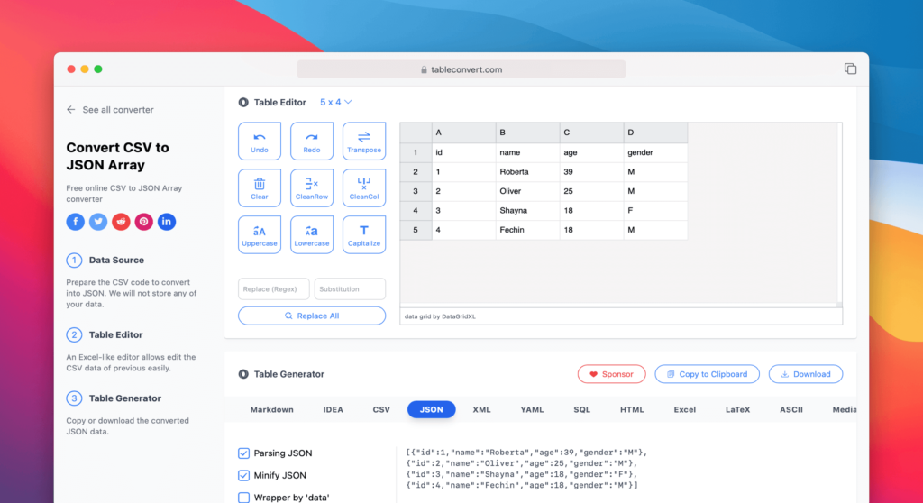 Las 10 mejores herramientas para convertir Excel a JSON (2024 ...