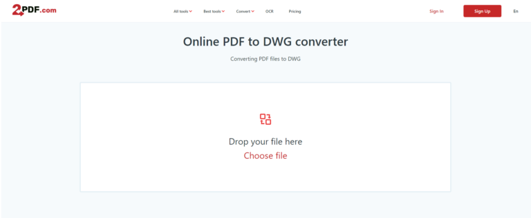 11 Best PDF to DWG Converter Tools (2024) [FREE DOWNLOAD]
