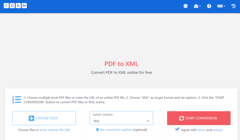 11 最佳转换 PDF XML 工具 (2024) [免费下 载]