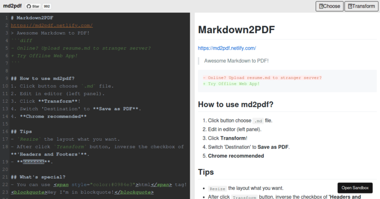 11 Best Convert Markdown to PDF Tools (2024) [FREE]