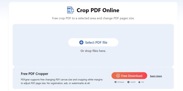 11 Best Crop PDF Tools (2024) [FREE]